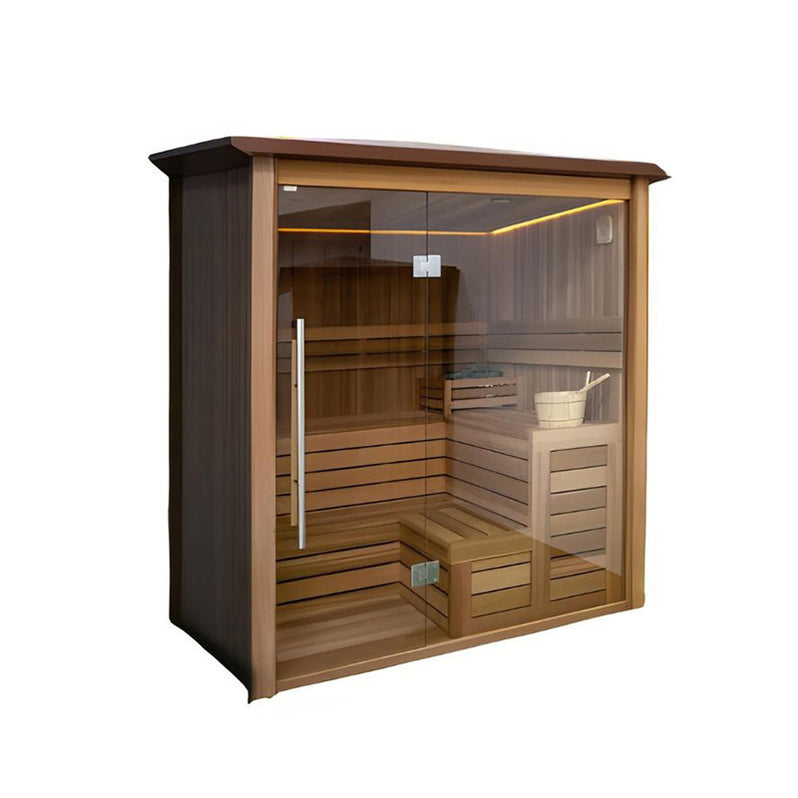 Insignia Outdoor Hybrid Infrared Sauna 2000 x 2000 - Outdoor Wellness