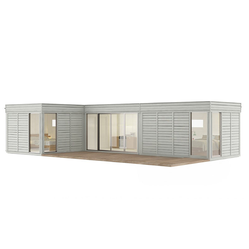 Glamping Cube 42m² L-Shape - Luxury Outdoor Retreat